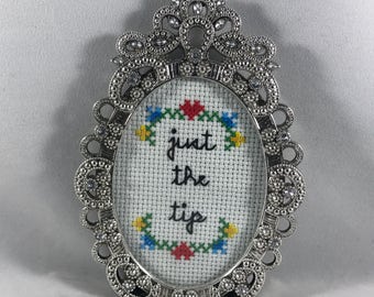 Vulgar cross stitch | Etsy