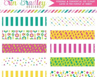 60% OFF SALE Digital Washi Tape Clipart in by ErinBradleyDesigns