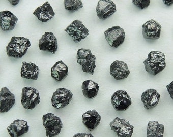 Raw black diamond | Etsy