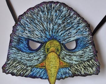 DIY Printable Eagle Mask Mardi Gras Birthdays Masquerade