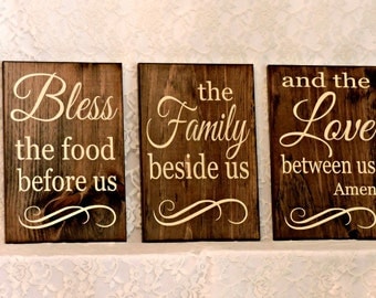 Dinner prayer | Etsy