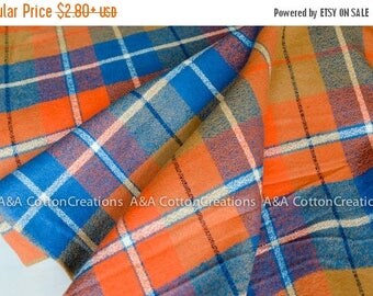 Orange flannel | Etsy