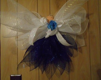 Deco mesh angel | Etsy
