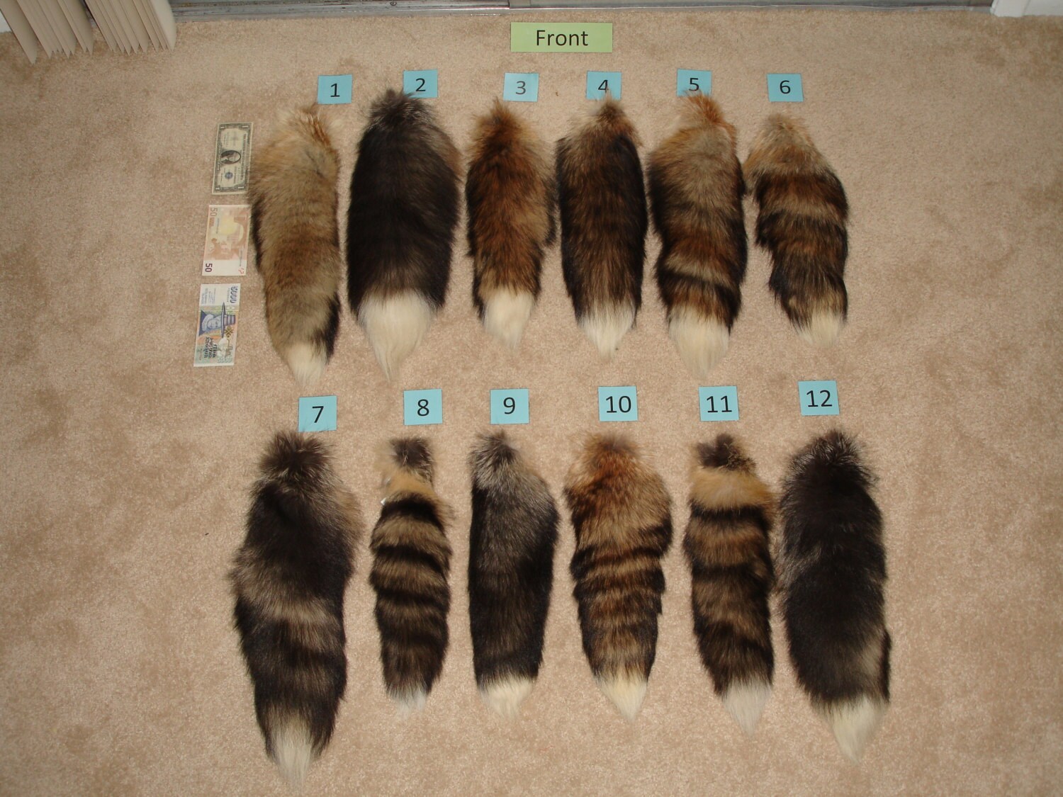 Eco Friendly Cross Fox Tails