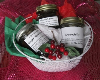Jam gift basket | Etsy