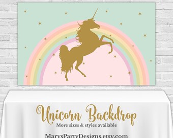 Unicorn table sign | Etsy