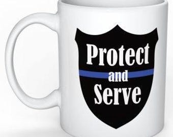Police coffee mug | Etsy