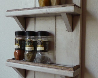 Rustic spice rack | Etsy