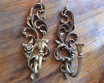 Syroco wall sconce | Etsy