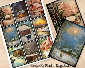 Cabin stencils | Etsy