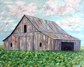 Rustic barn art | Etsy