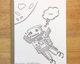 Kids Valentine cards Robot Valentines Robot Computer Kid