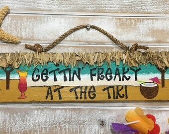 Tiki bar sign | Etsy