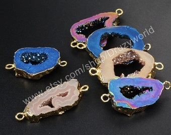 Handmade special natural druzy gemstone pendant by Druzyworld