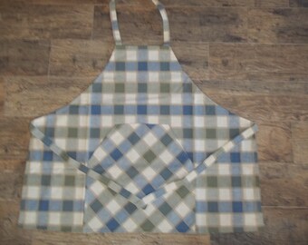 Butcher Style Apron made from Vintage fabric