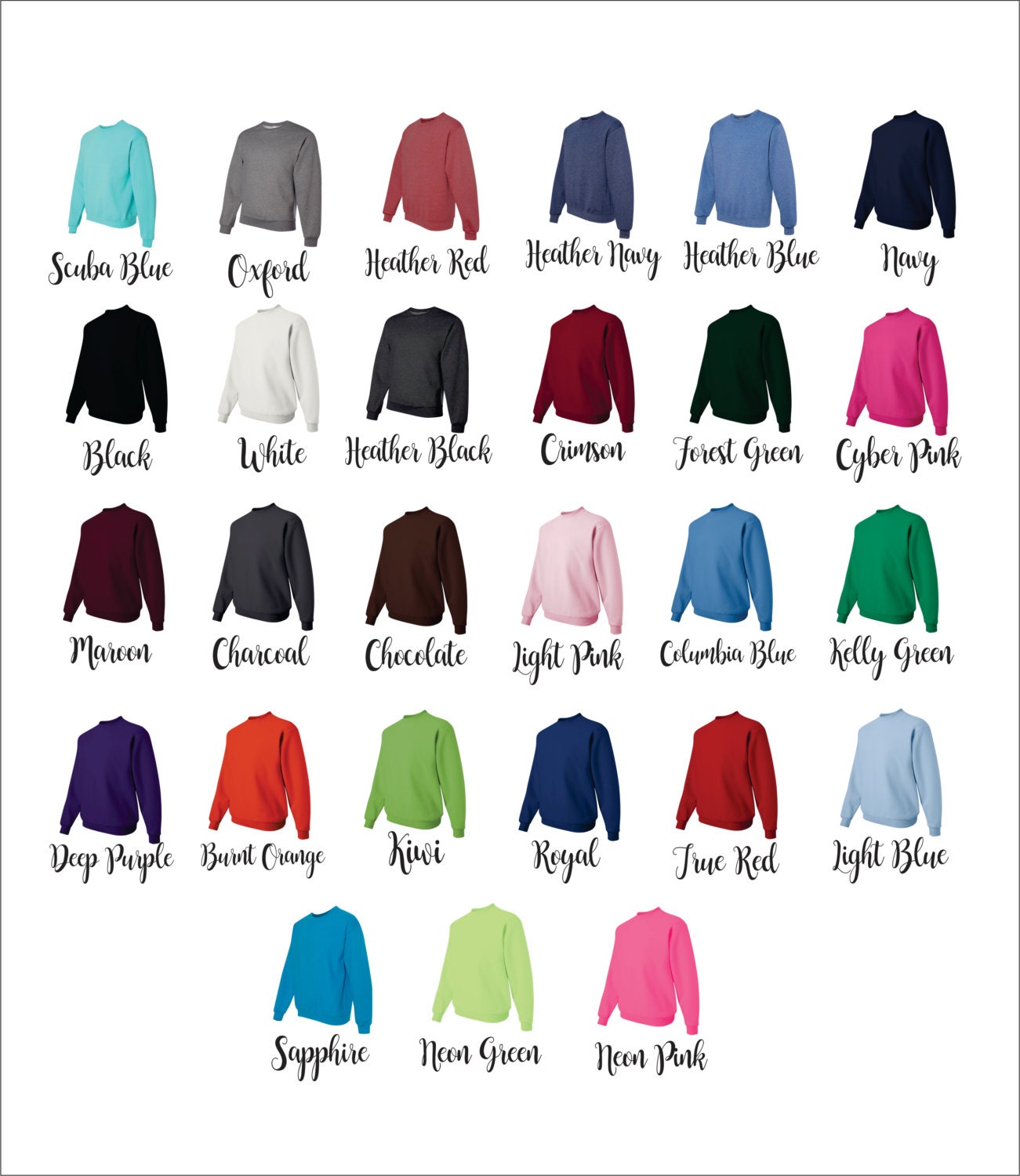 Monogrammed Sweatshirt Monogram Crewneck Sweater Gift for