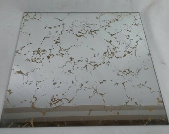 Gold vein mirror | Etsy
