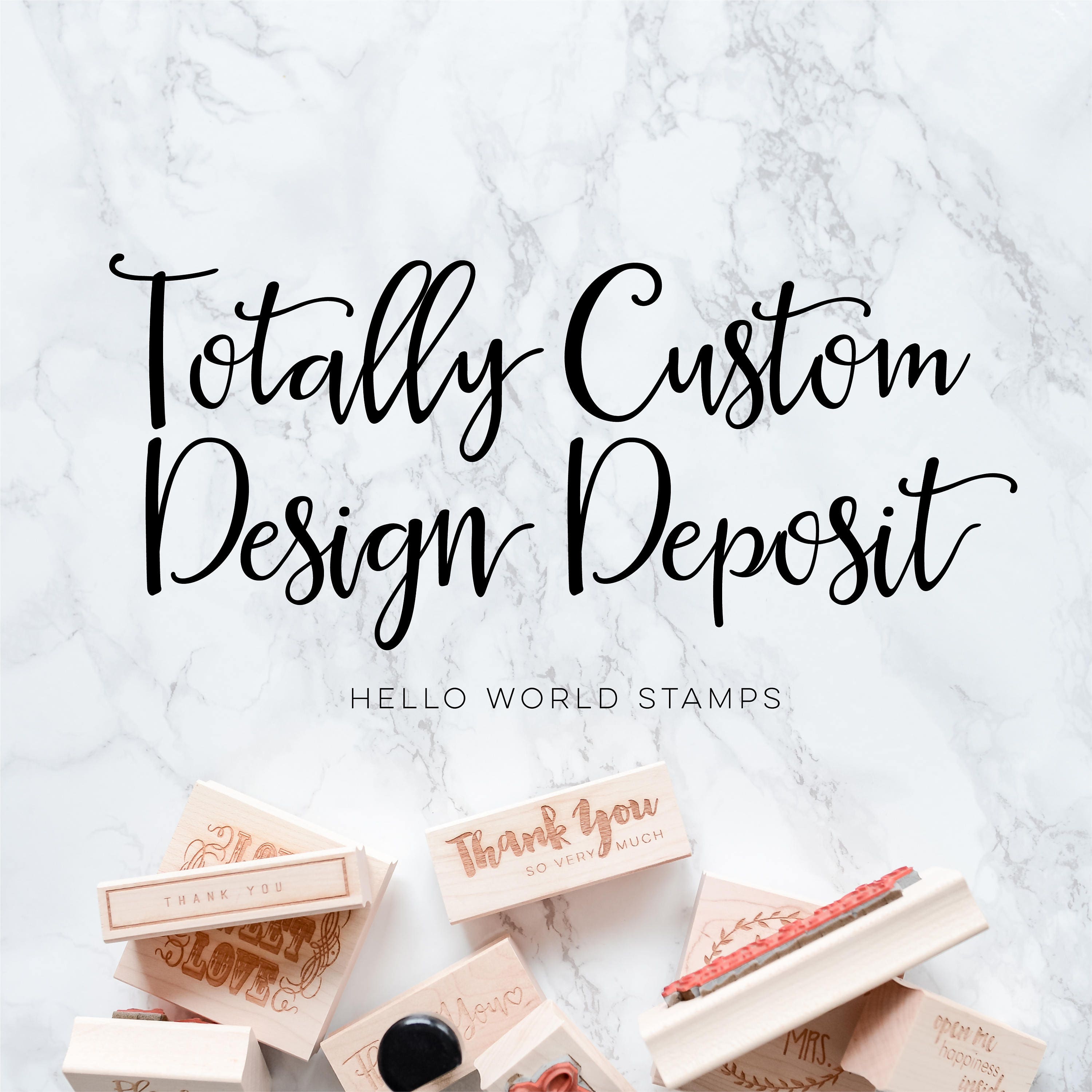 Custom Stamp Design Deposit Create Your Own Stamp New Stamp