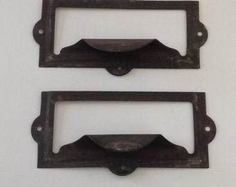 Metal label holders | Etsy