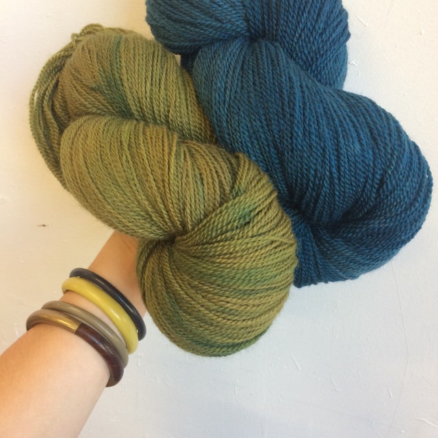 Hand-dyed yarn from Australian farmers by PiratePurlYarns on Etsy