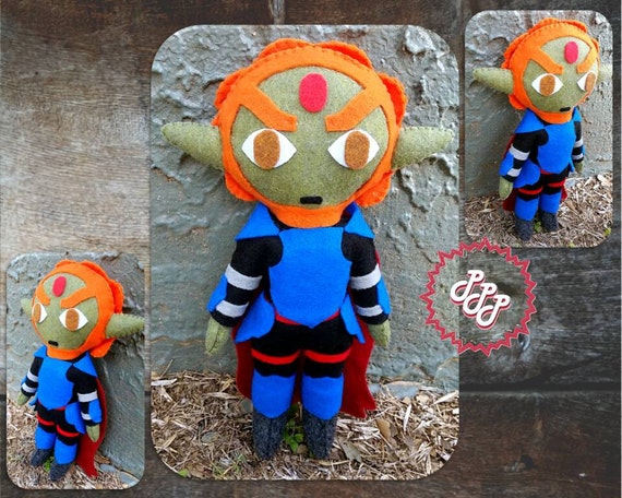 Legend of Zelda Plush Ganondorf Doll Toy by Prettypixieplushies
