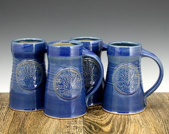 16 oz Stoneware Pottery Beer Mug Beer Tankard Beer Stein