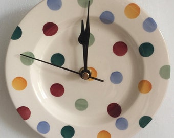 China plate clock | Etsy