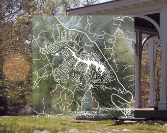 Stained glass map | Etsy