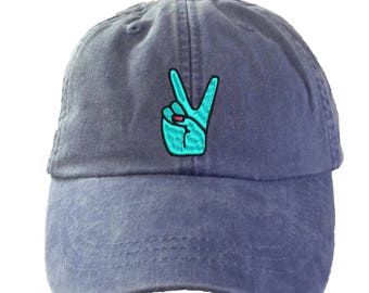 Peace sign hat | Etsy