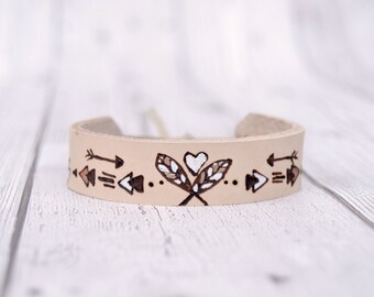 Leather pyrography | Etsy