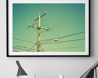 Power lines | Etsy
