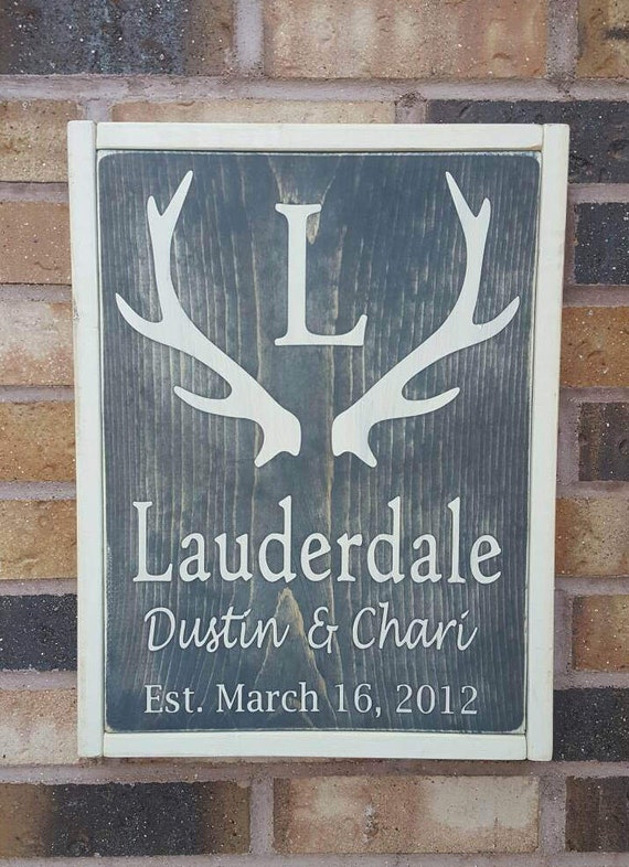Custom Family Name Sign. Family Established Sign. Custom