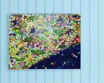 Horizontal abstract | Etsy