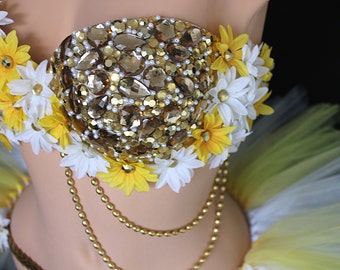 White Diamond Rave Outfit Ice Princess White Wonderland Rave