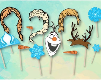 Frozen photobooth | Etsy