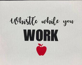 Whistle while you | Etsy