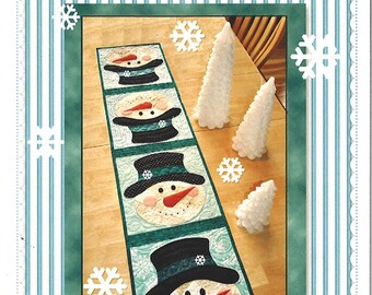 Snowman table runner | Etsy