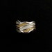 Trail of Gold Ring Sterling Silver and Gold Nugget by YukonRon