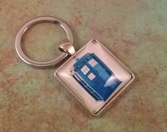 Tardis key chain | Etsy