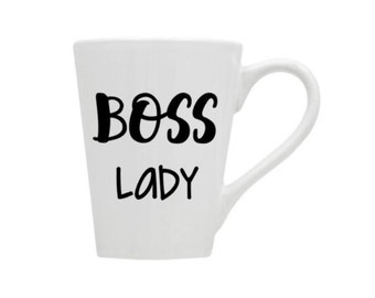 Boss lady wine glass | Etsy