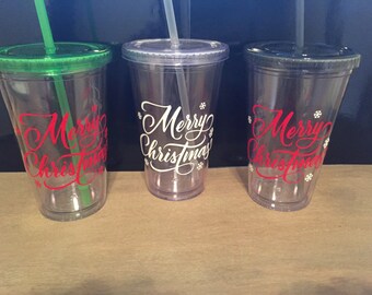 Snowflake tumbler | Etsy