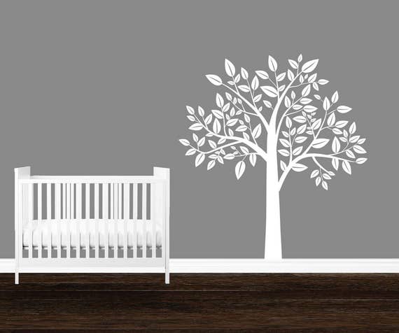 Funky White Tree Wall Decals - 5 Creative Designs to Choose From : Funk ...