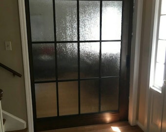 Glass barn door | Etsy