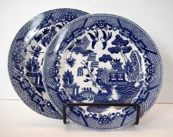 Willow pattern plate | Etsy