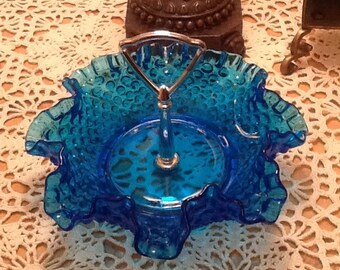 Hobnail candy dish | Etsy