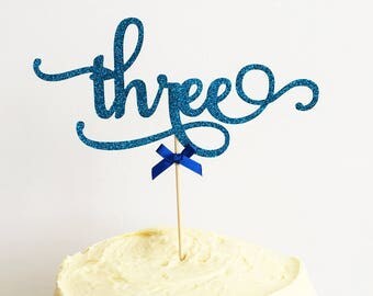 3 cake topper | Etsy