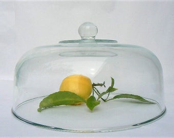 Glass cake dome | Etsy