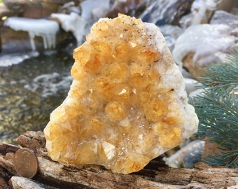 Citrine geode | Etsy