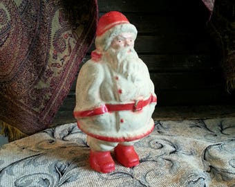 Paper mache santa | Etsy