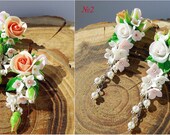 Handmade Jewelry from polymer clay by KsuhaJewelryFlowers on Etsy